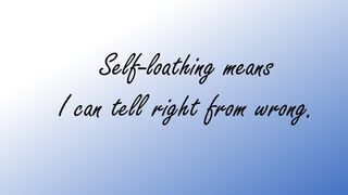 Why Self-Loathing Has a Positive Quality to It | Psychology Today