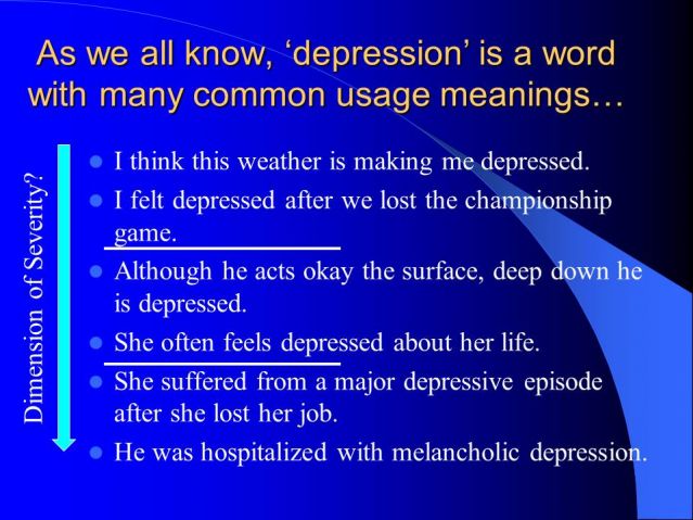 deep depression months