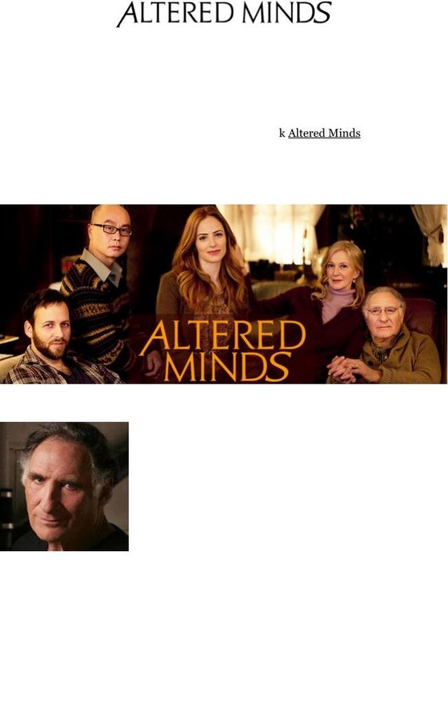 Why Psych Majors Should Watch Altered Minds | Psychology Today